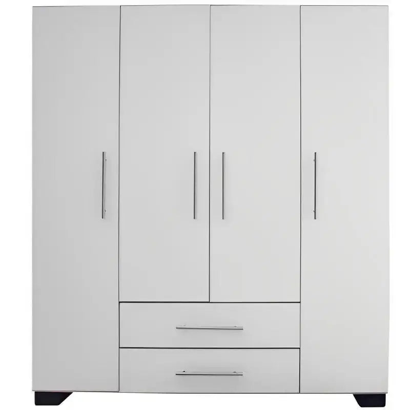 Cheap Wardrobe Combo With 4 Door & 4 Drawer Chest | City Cupboards®