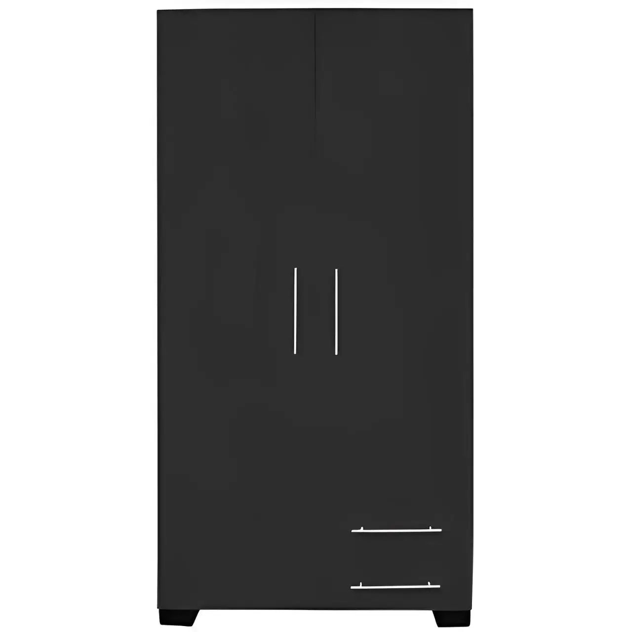 Freestanding 2 Door Wardrobe With Drawers | City Cupboards®